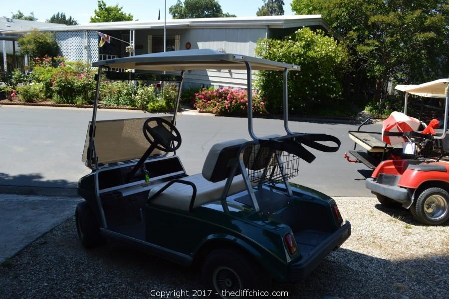 The Difference - Auction: 1999 Club Car Hunter Green Golf Cart ITEM ...