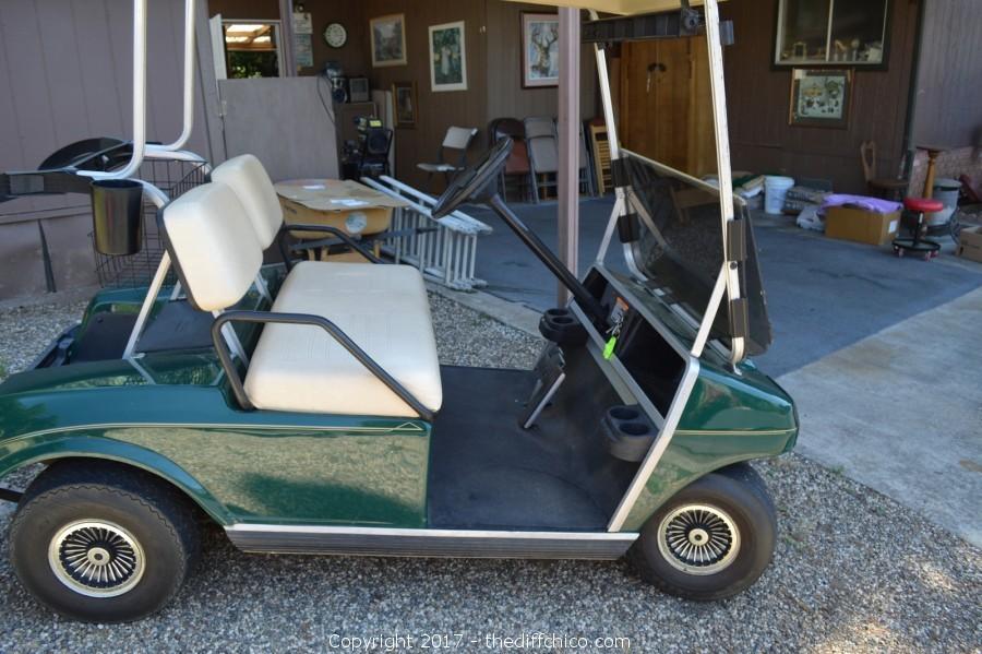 The Difference - Auction: 1999 Club Car Hunter Green Golf Cart ITEM ...
